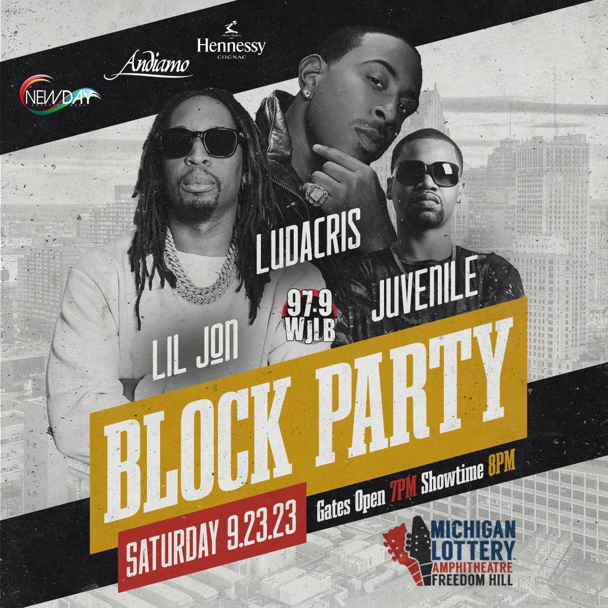97.9 WJLB Presents Block Party featuring Ludacris, Lil Jon and Juvenile | 313 Presents