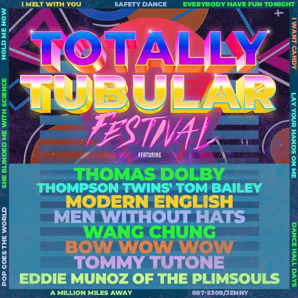 104.3 WOMC Presents Totally Tubular Festival 80’s New Wave Tour ...