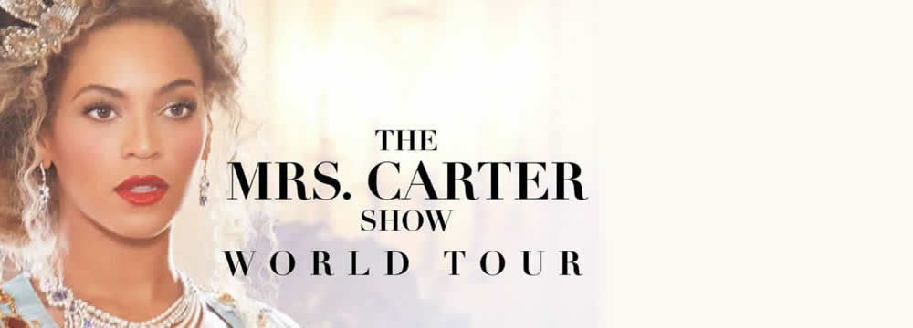 Beyonce Mrs Carter Tour Poster